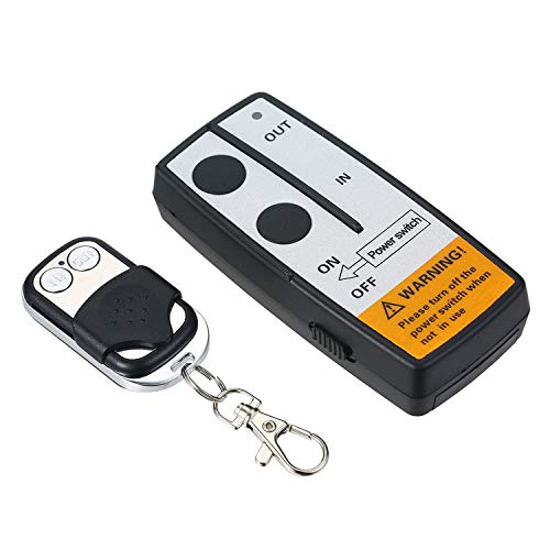 Qook Wireless Winch Remote Control Kit for Car Truck Jeep ATV SUV 12V Switch Handset 50Ft