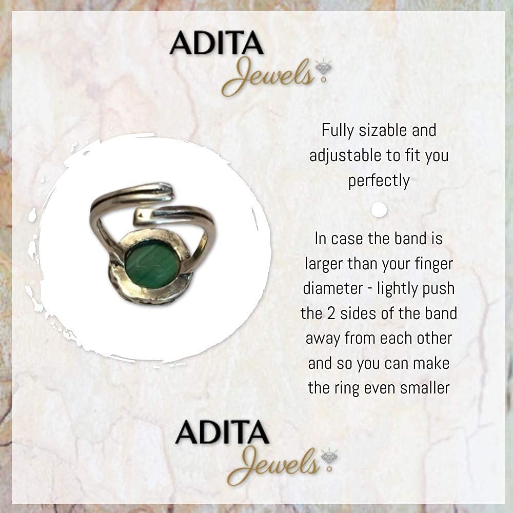 Adjustable Feather Ring - 14K Gold Plated over 925 Sterling Silver Customizable Open Ended Spiral Ring, Dainty Flexible Feather Ring, Wrap and Fit to Every Finger, Handmade Jewelry Rings for Women