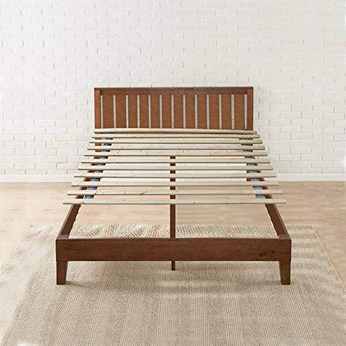Continental Mattress, 0.68-Inch Horizontal Mattress Support Wooden Bunkie Board/Bed Slats, Twin, Beige