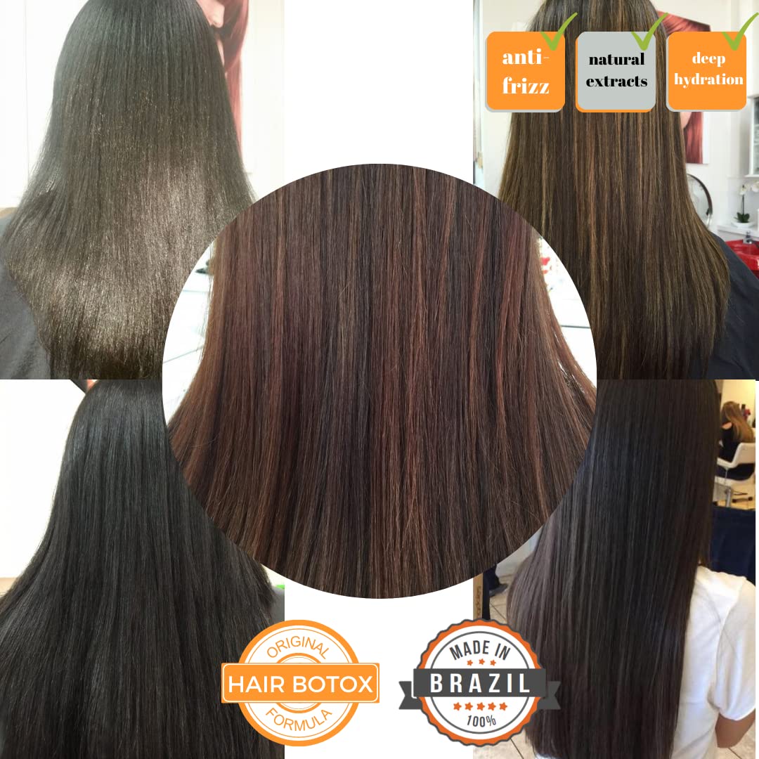 KERAZON Brazilian Hair BTX Treatment Mask 8oz 236ml provides repair for damaged, dry, smoothing, deep conditioning and hydration, nutrition, shine, softness, volume control and smoothness.