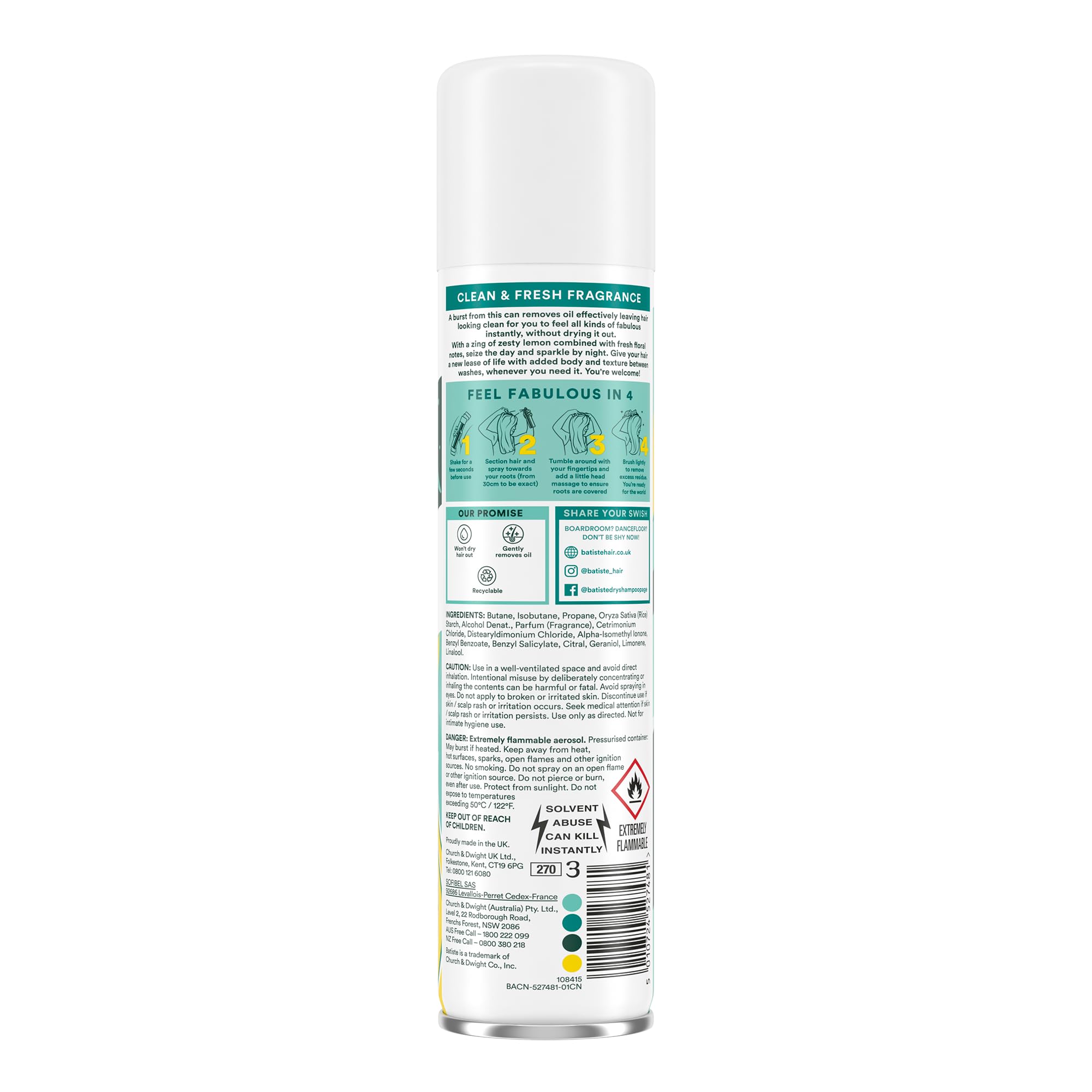 Batiste 6.73 fl oz Dry Shampoo by Batiste Original