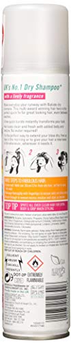 Batiste Instant Hair Refresh Dry Shampoo Plus Spray, Bright and Lively Floral, 6.73 Fl oz (2 Pack)