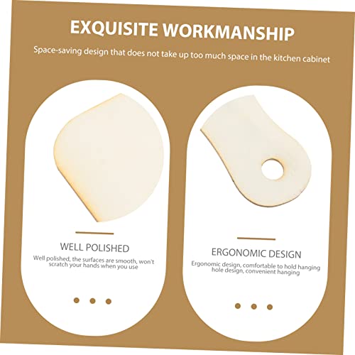 EXCEART 4 Pcs DIY Tray Large Wood Tray Bread Cutting Board Cake Spatula Potato Chopping Board Chopping Board Tray for Kitchen Wooden Serving Wooden Bread Tray Photography Prop Breadboard