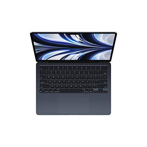 2022 Apple MacBook Air with Apple M2 Chip (13-inch, 16GB RAM, 512GB SSD Storage) (QWERTY English) Midnight (Renewed)
