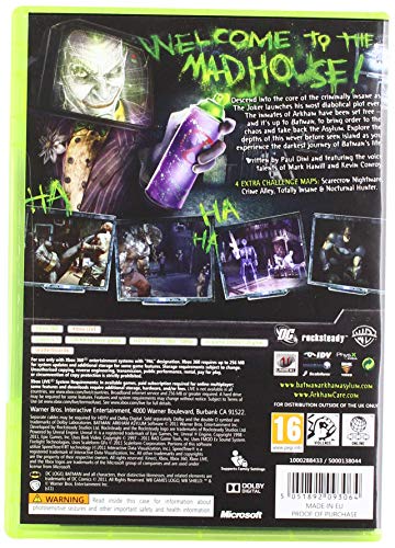 Batman Arkham Asylum - Game Of The Year Edition - Classic Xbox 360