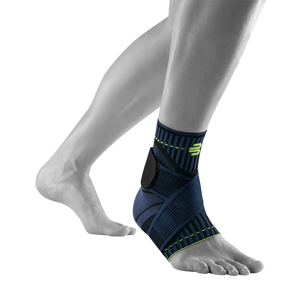 Bauerfeind Sports Ankle Support - Breathable Compression (Black, Medium/Right)