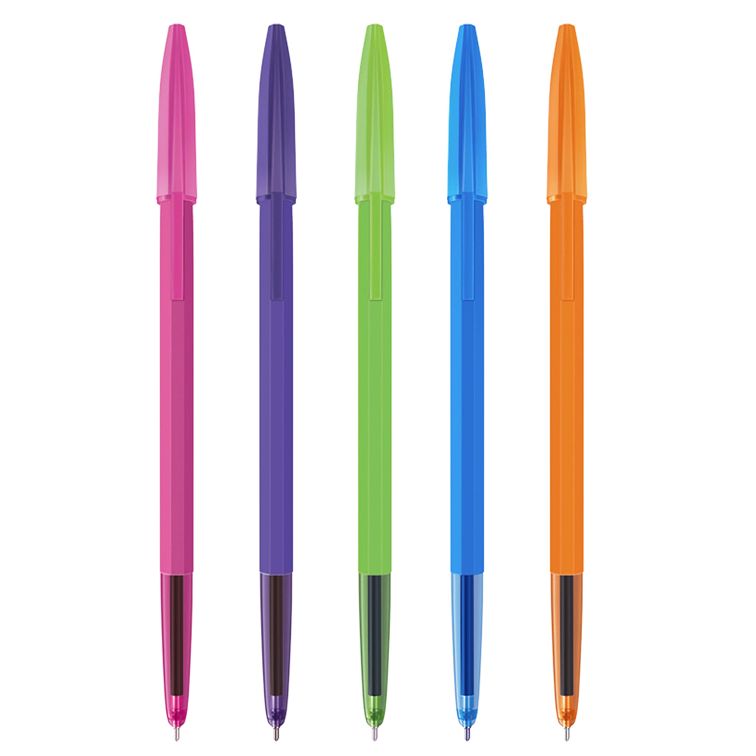 Reynolds 045 Student Ball Pens Fine Point (0.7mm), Blue Ink, Jar (50 count)