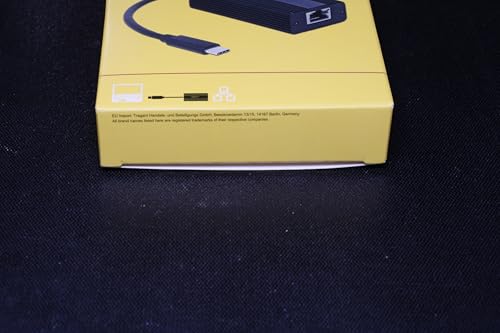 DeLOCK 65990 USB C Adaptor/Thunderbolt 3 to Gigabit Ethernet LAN 2.5 Gbit NBase-T 2,500 Mbps RJ45 Female