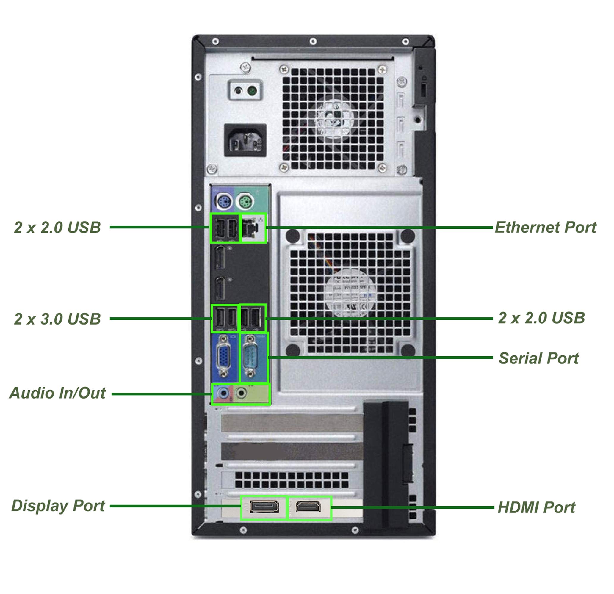 Dell OptiPlex 9020 Tower Computer Desktop PC, Intel Core i7-4970K 4.00GHz, 16GB Ram, 512 M.2 SSD, WiFi | Bluetooth, DVD Drive, Nvidia GeForce GT 1030 2GB DDR5, Windows 10 Professional (Renewed)