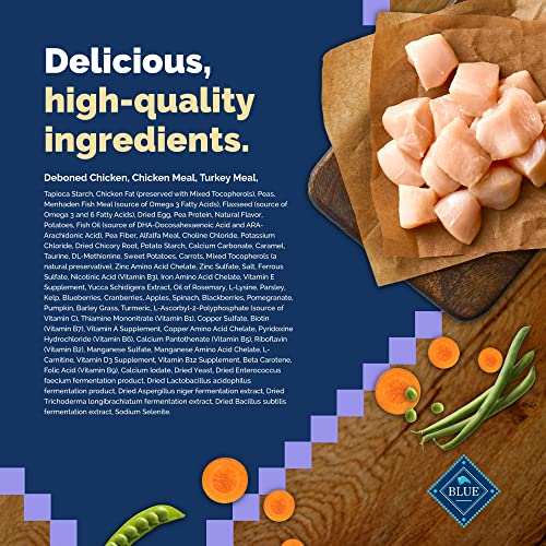 Blue Buffalo Cat Food for Kittens, Natural Chicken Recipe, High Protein, Dry Cat Food, 5 lb bag