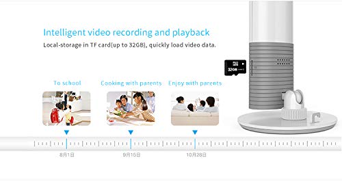 Clever Dog Camera Wifi, Small Pet Nanny Camera with Audio and Video, Cell Phone App, Wide Angle, Motion Sensor, Night Vision, Indoor, Cheap Camera for Home Security, Puppy, Baby Monitor