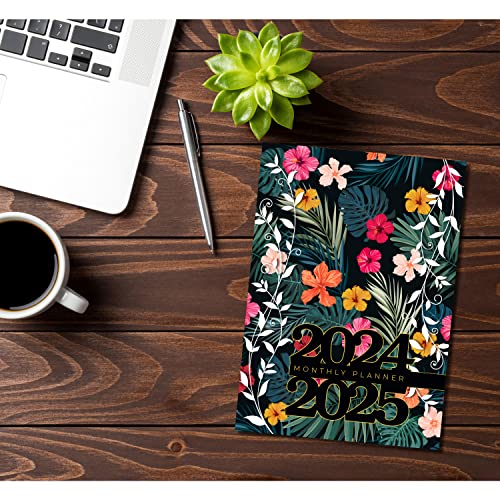 2024-2025 Monthly Planner, 7"x10", 100lb Cover, Spiral Bound, 2 Year Calendar Great For Organization & Scheduling
