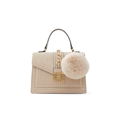 ALDO Women's Regular Jerilini Top Handle Bag, Medium Beige