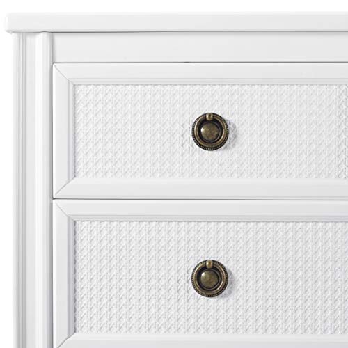 Delta Children Madeline 4 Drawer, Dresser w/Changing Top, White