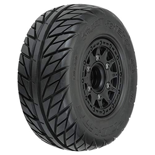 Pro-line Racing 1/10 Street Fighter Fr/Rr 2.2"/3.0" SC Mounted 12mm Black Raid 2 PRO116710