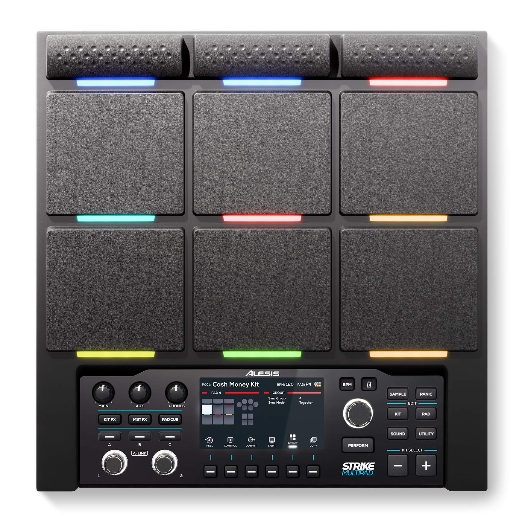 Alesis Strike Multipad + Module Mount Bundle