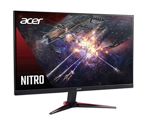 Acer Nitro VG240Y Sbiip 23.8β Full HD (1920 x 1080) IPS Gaming Monitor | AMD FreeSync Technology | 165Hz Refresh Rate | Up to 0.5ms | 99% sRGB | 1 x Display Port 1.2 & 2 x HDMI 2.0,Black