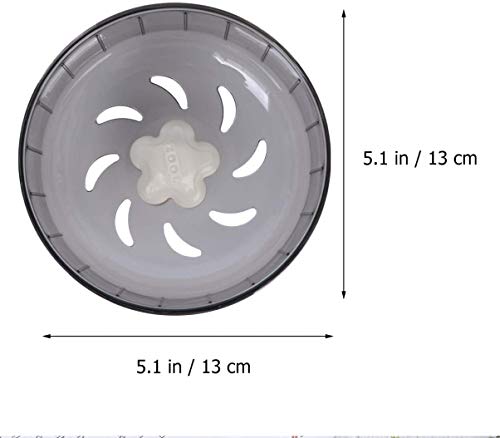 ISMARTEN Pet Hamster Running Wheel Toy Roller Round Silent Cage Exercise Wheel Silent Spinner for Small Pet Hamsters Mice Rat Gerbils