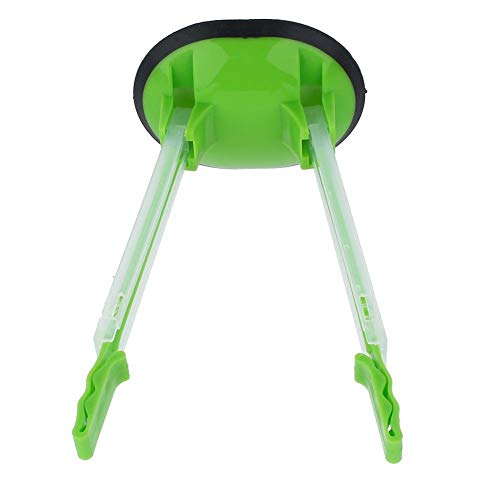 Furnoor Adjustable Hands Free Baggy Rack Clip Kitchen Food Storage Bag Opener Holder Anti-slip Practical Durable(Green)