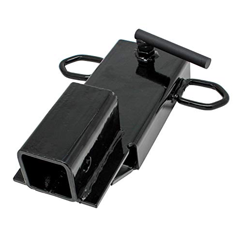 Extreme Max 5001.1373 Clamp-On Forklift Fork Hitch Receiver Adapter - 2", Black