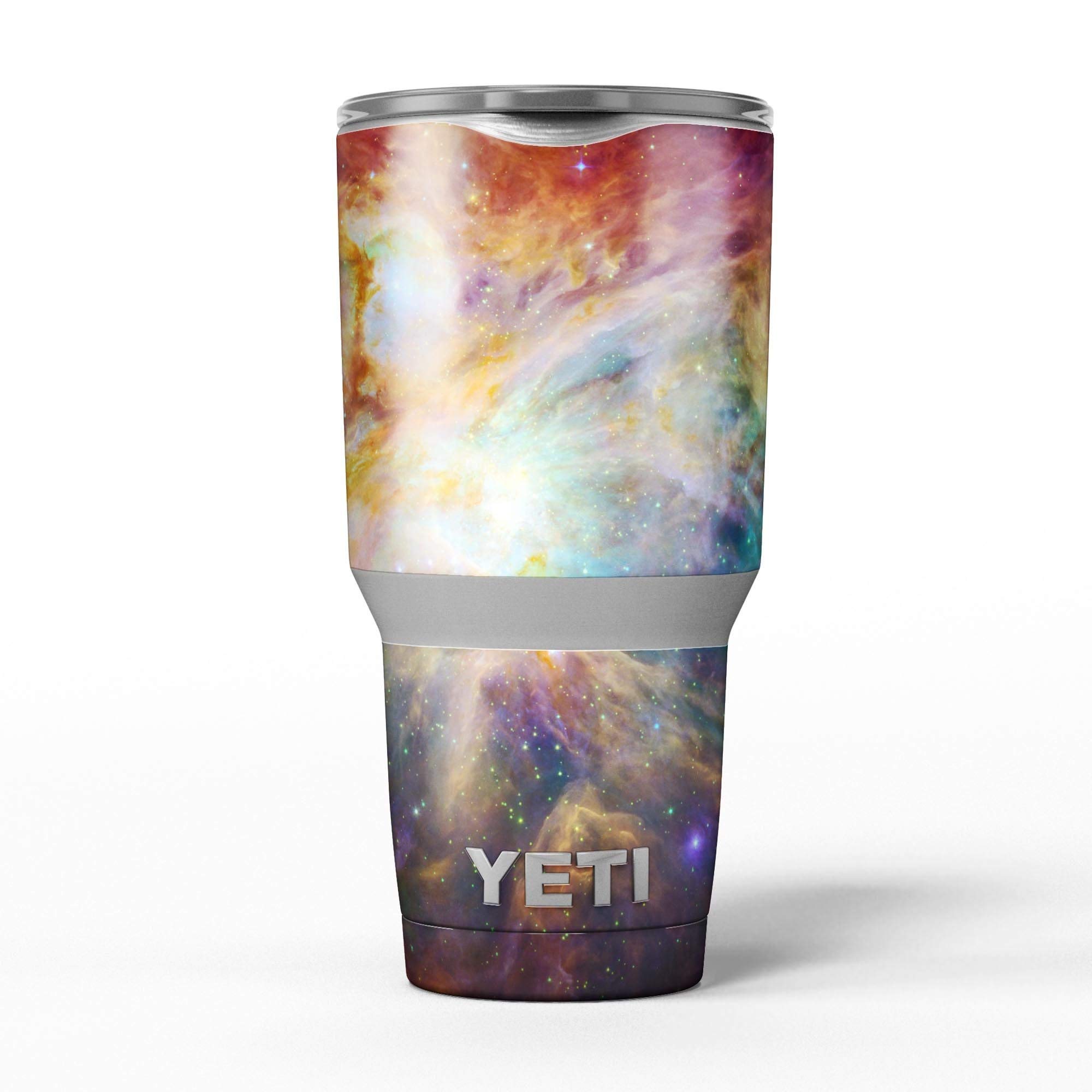 Design Skinz Mutli-Colored Clouded Universe - Skin Decal Vinyl Wrap Kit Compatible with The Yeti Rambler Cooler Tumbler Cups