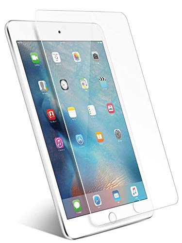 KIQ 2 Pack Tempered Glass Screen Protector for iPad 9th 8th 7th Generation (10.2 Inch, iPad 9/8/7, 2021/2020/2019) Film Guard, Case Friendly Apple Pencil Compatible