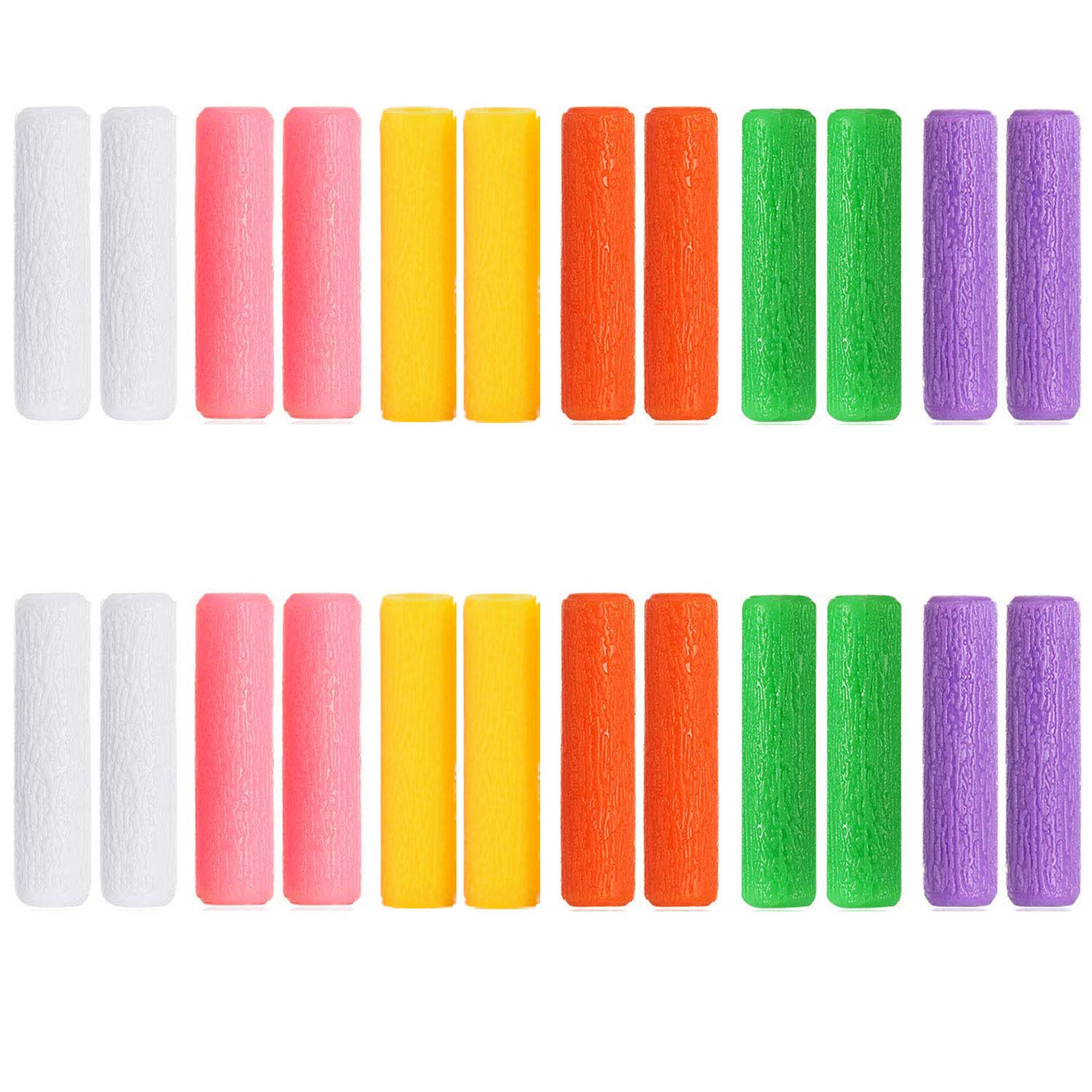 KISEER 24 Pcs Colorful Orthodontic Aligner Chewies for Aligner Chompers Aligner Trays Seaters, 6 Color