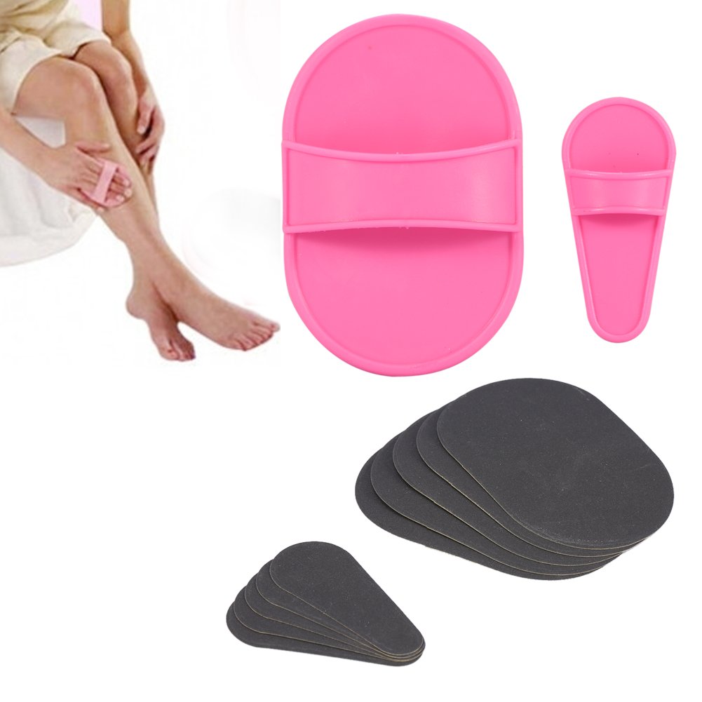 Depilatories Tool, Women Portable Face Body Depilatory Facial Sanding Device Set