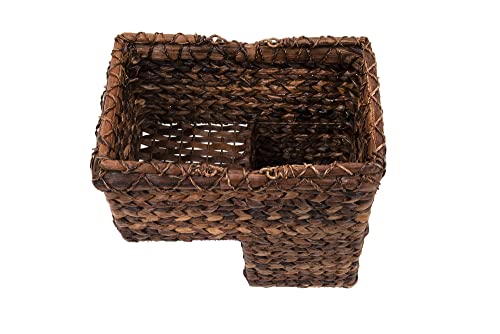 Creative Co-Op Woven BacBac Leaf Stair Basket, Natural
