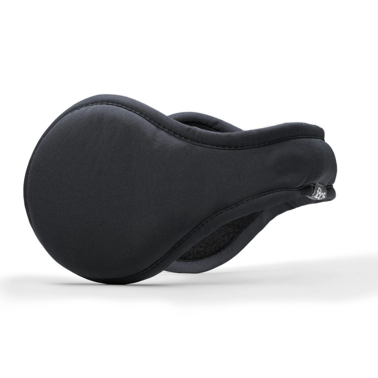 180s Men's Urban Winter Ear Warmers | Behind-the-Head Adjustable & Foldable Earmuffs, Black, New Eco Packaging