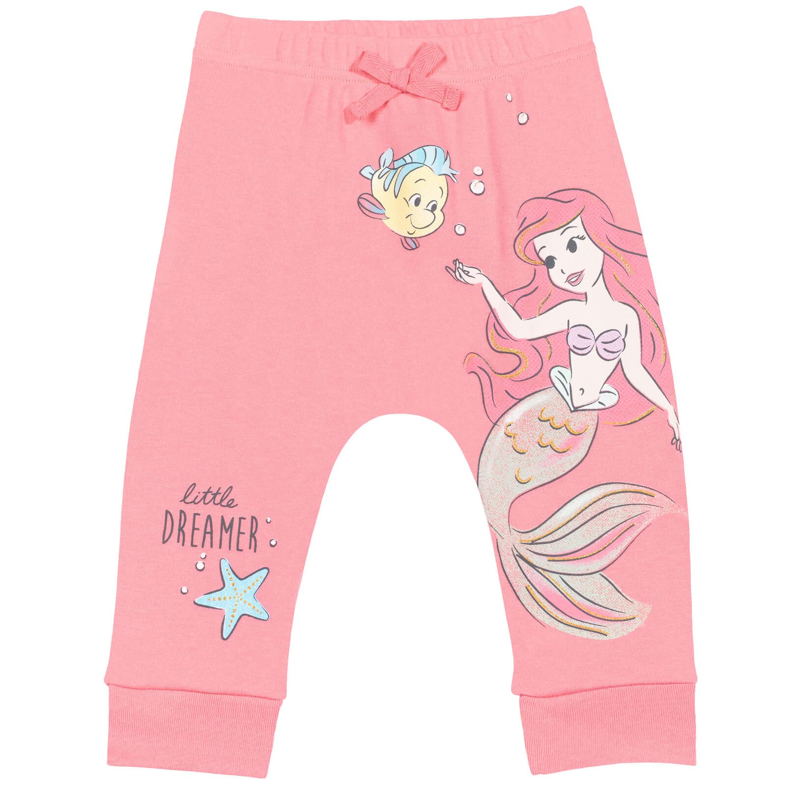 Disney Princess Belle Aurora Cinderella Infant Baby Girls 4 Pack Pants 12 Months