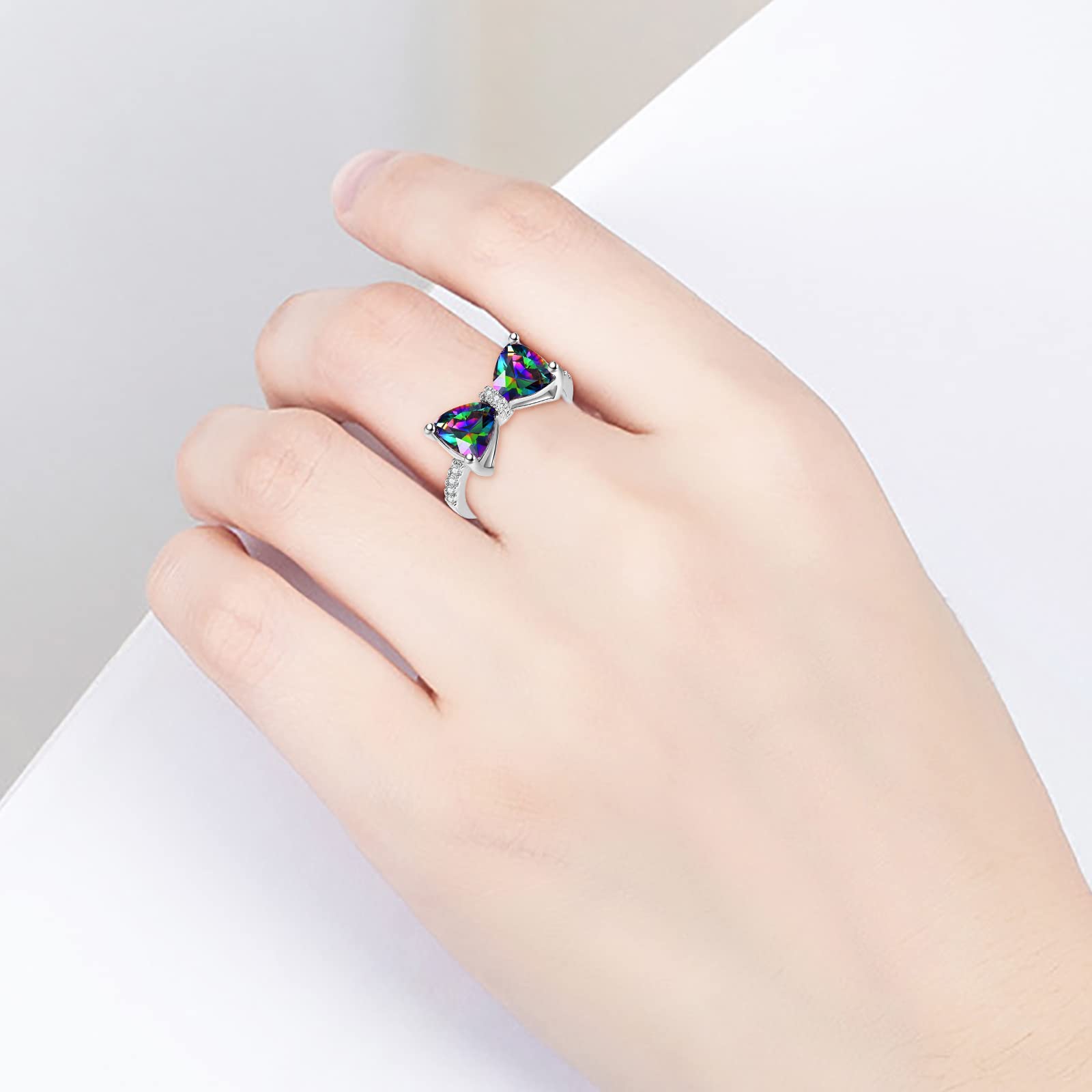 2023 New Diamond Butterfly Ring, Personality Gift's Women's Fashion Rings Creative Rings