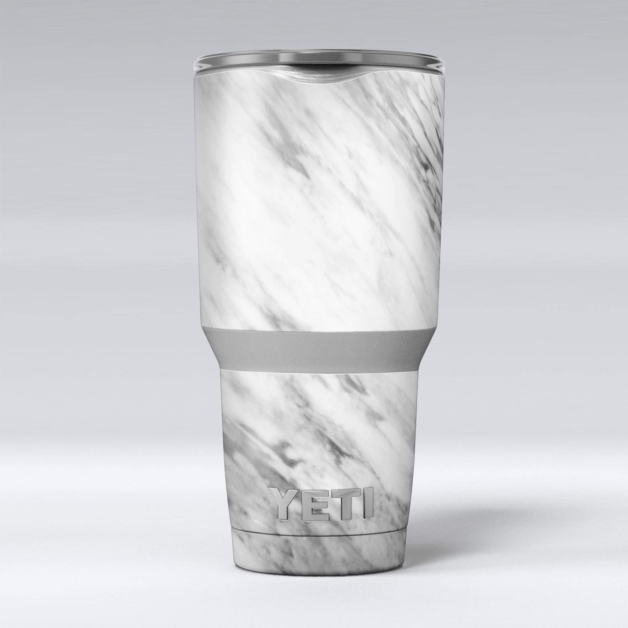 Design Skinz Slate Marble Surface V10 - Skin Decal Vinyl Wrap Kit Compatible with The Yeti Rambler Cooler Tumbler Cups