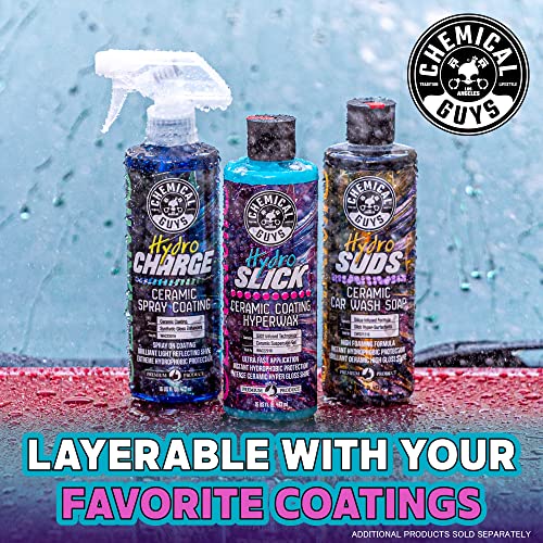 Chemical Guys WAC22916 HydroSlick Intense Gloss Sio2 Ceramic Coating Hyperwax, Hyper Gloss Shine, Safe for Cars, Trucks, SUVs, Motorcycles, RVs & More, 16 fl oz