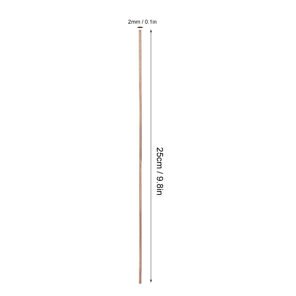 20Pcs Phosphor Copper Welding Rods Brazing Round Welder Rod Welding Consumables for Air Conditioner Refrigerators