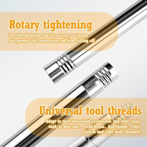 18FT Reach Light Bulb Changer High Ceilings β 12FT Light Bulb Changer Pole for High Ceilings Adjustble Extension Assembled with Basket and Suction Cup