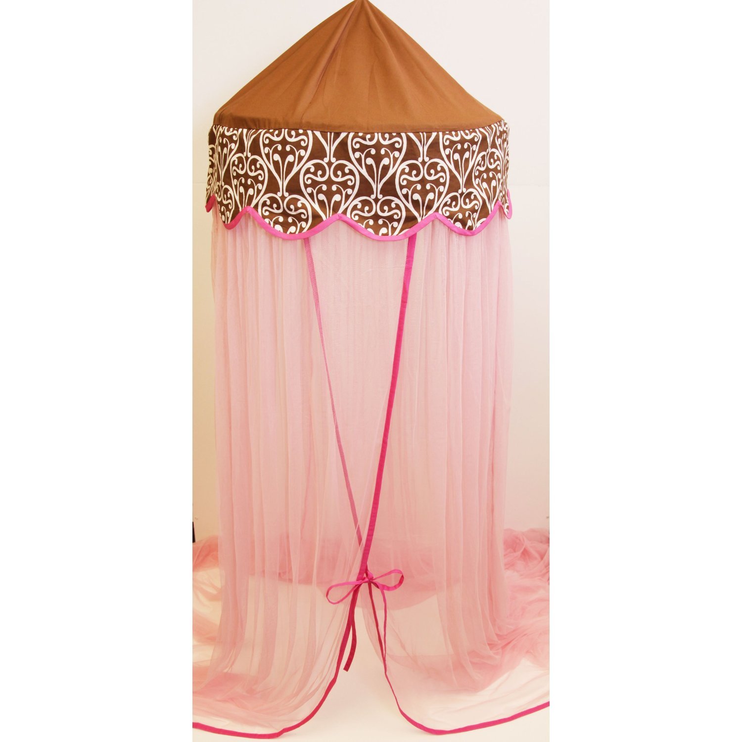 Bacati - Damask Pink/chocolate Hamper