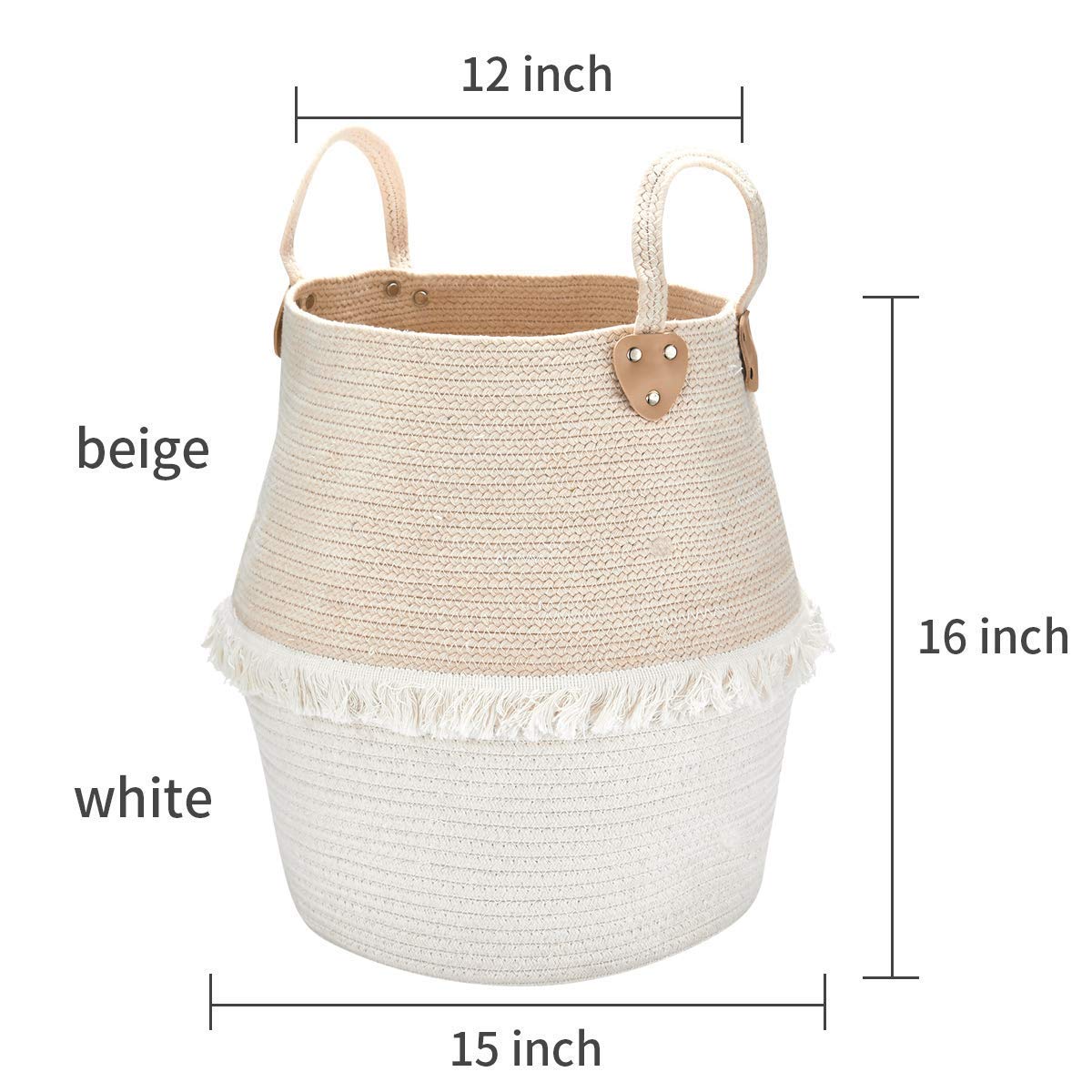 LA JOLIE MUSE Decorative Storage Basket for Home
