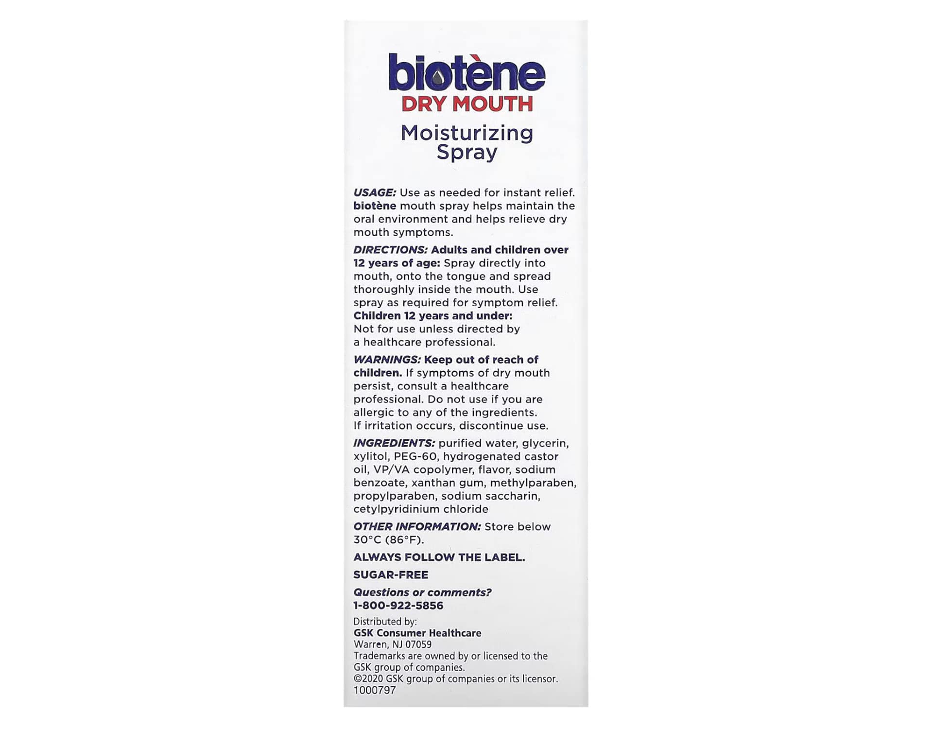 Biotene Moisturizing Mouth Spray, 1.5 fl oz - 2pc by Biotene