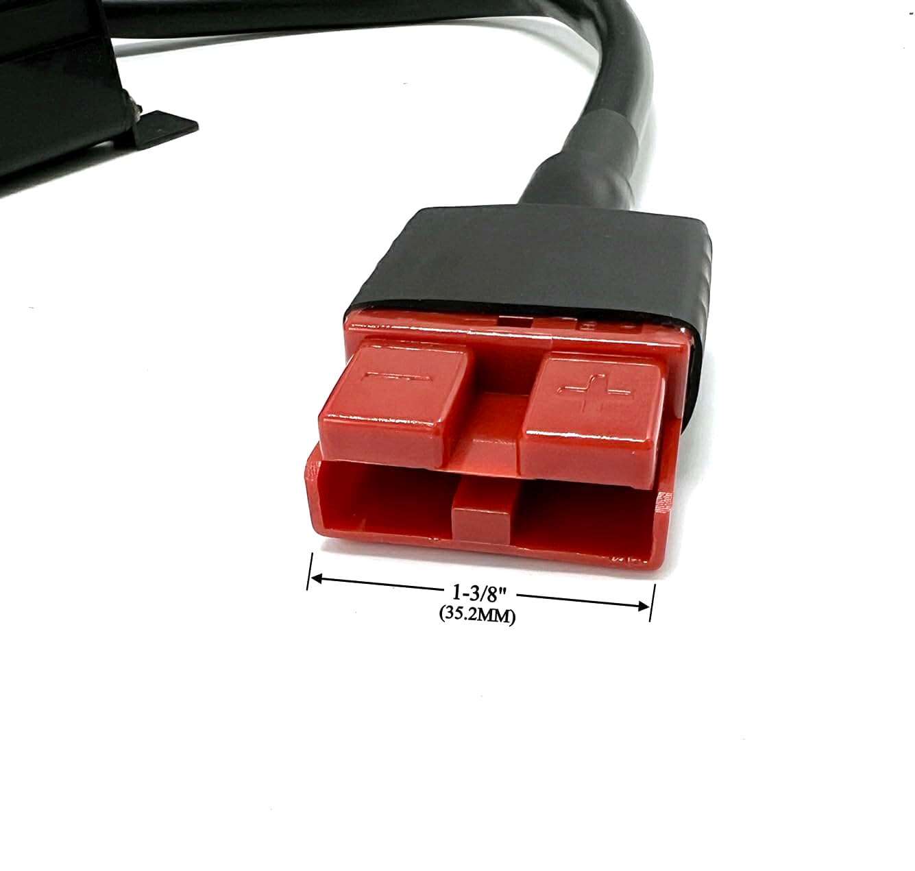 24V (29V Actual) Lithium LiFePO4 Battery Charger with Red SB50 Quick Connect Connector for 24 Volt LiFePO4 Battery Pack Between 20Ah and 150Ah Capacity