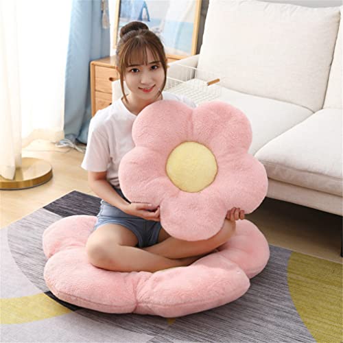 AZCHEN Flower Pillow Patio Furniture Cushions Standard Throw Pillow Decorative Pillow Cushion Home Chair Cushion (40 cm, Pink)