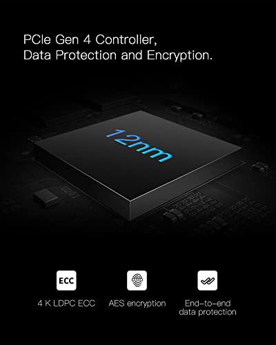 acer Predator GM7000 1TB NVMe Gen4 Gaming SSD, M.2 2280, Compatible with PS5, PCIe 4.0 Internal PC Solid State Hard Drive Up to 7400MB/s - BL.9BWWR.105
