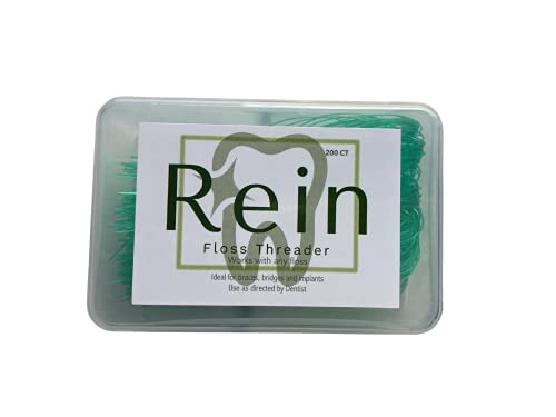 Rein Dental Floss Threader 200 Count - 1 Box