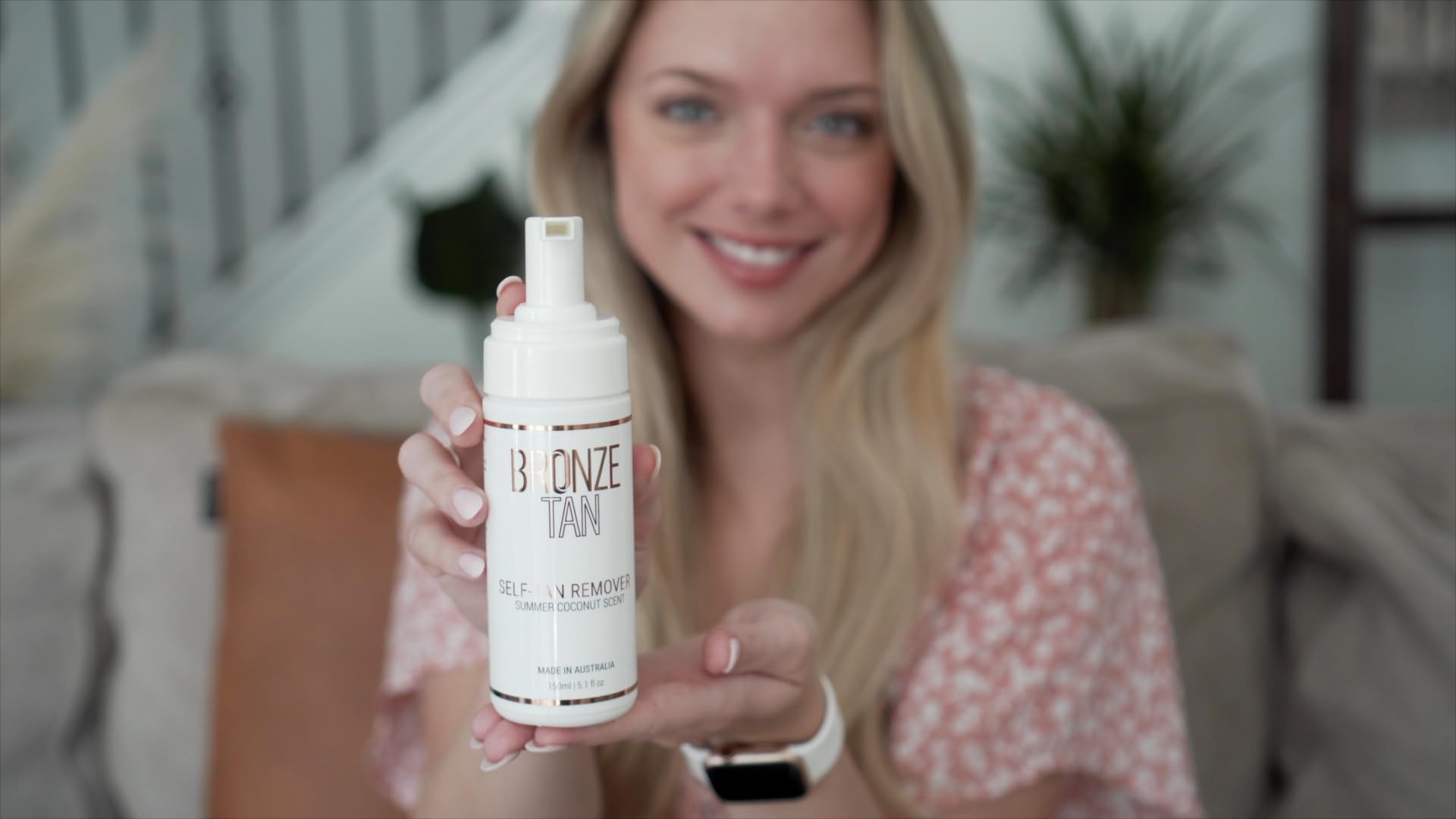 Bronze Tan Self Tan Remover For Fake Tan Streaks, Build Up, Correction, Or Full Removal Of Self Tanner or Bronzer - Summer Coconut Scent (150ML / 5.1 fl oz)