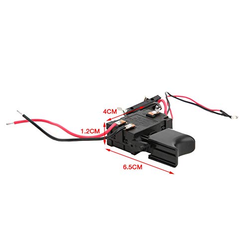 24V Cordless Drill Switch Drill Speed Control with Reverse for Lithium Battery Drill Trigger Switch with Small light