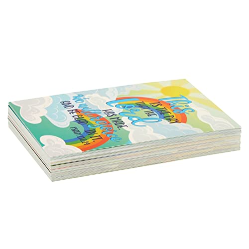 Faithful Finds Motivational and Inspirational Religious Postcards (4 x 6 In, 40 Count)