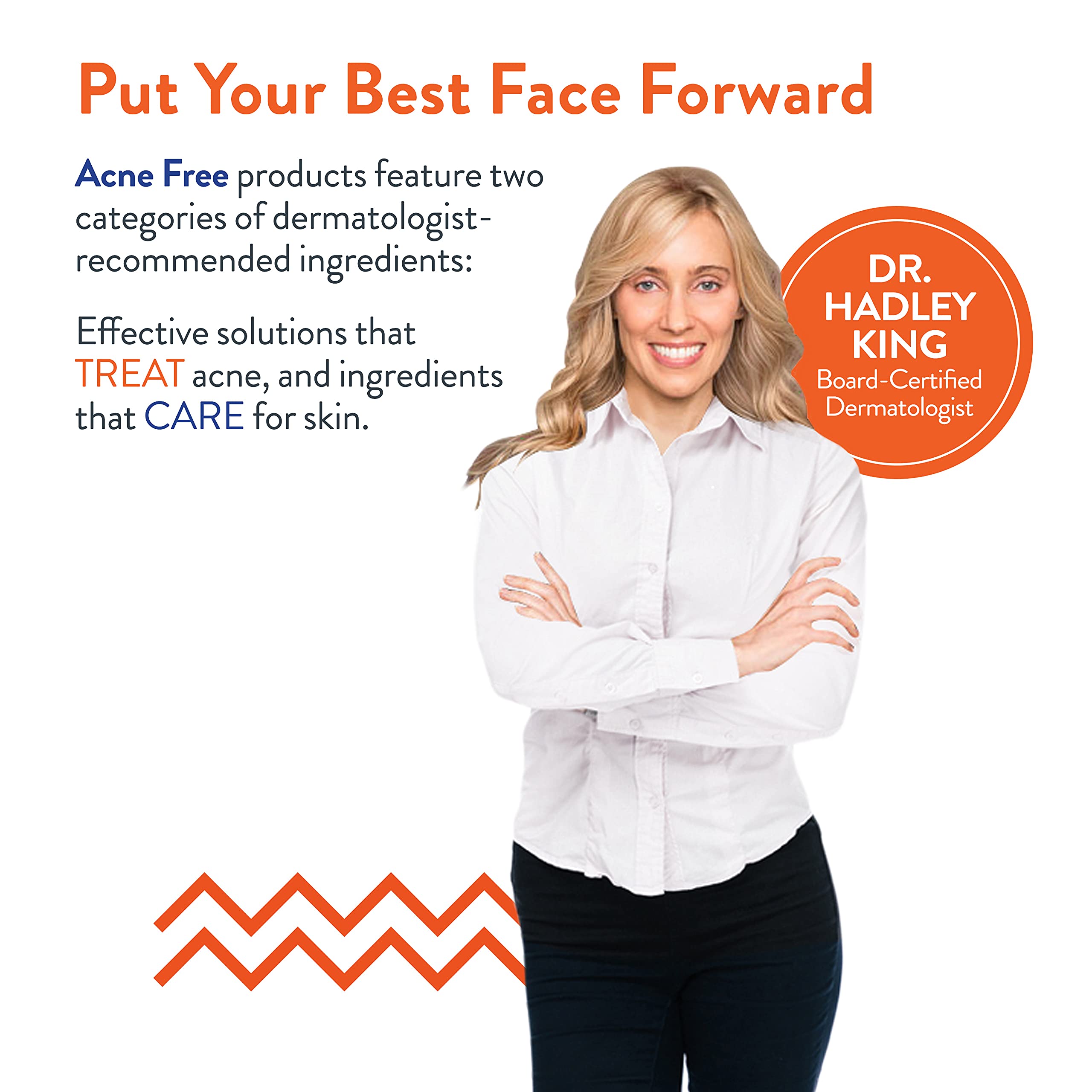 AcneFree Severe Acne 24 Hour Clearing System for stubborn acne, 4 Step Routine Kit