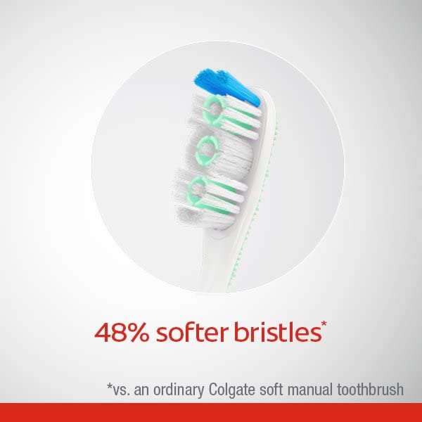 Colgate 360 Enamel Health Sensitive, #82 Extra Soft Toothbrush, Pack of 6.