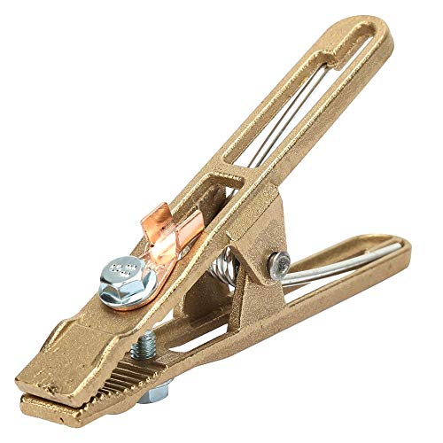 260/300/500A Brass A-shape Ground Welding Earth Clamp Welder Earth Ground Cable Copper Grip Clip Clamp for Welding Machine (260A)