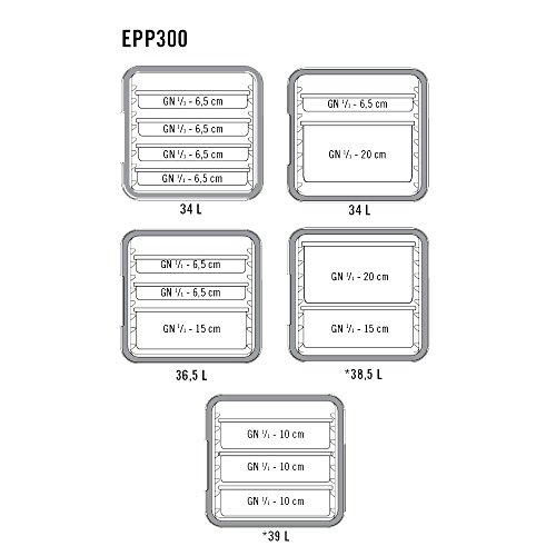 CAMBRO EPP300110 Cam GoBox Carrier Front Load 3-4" Deep